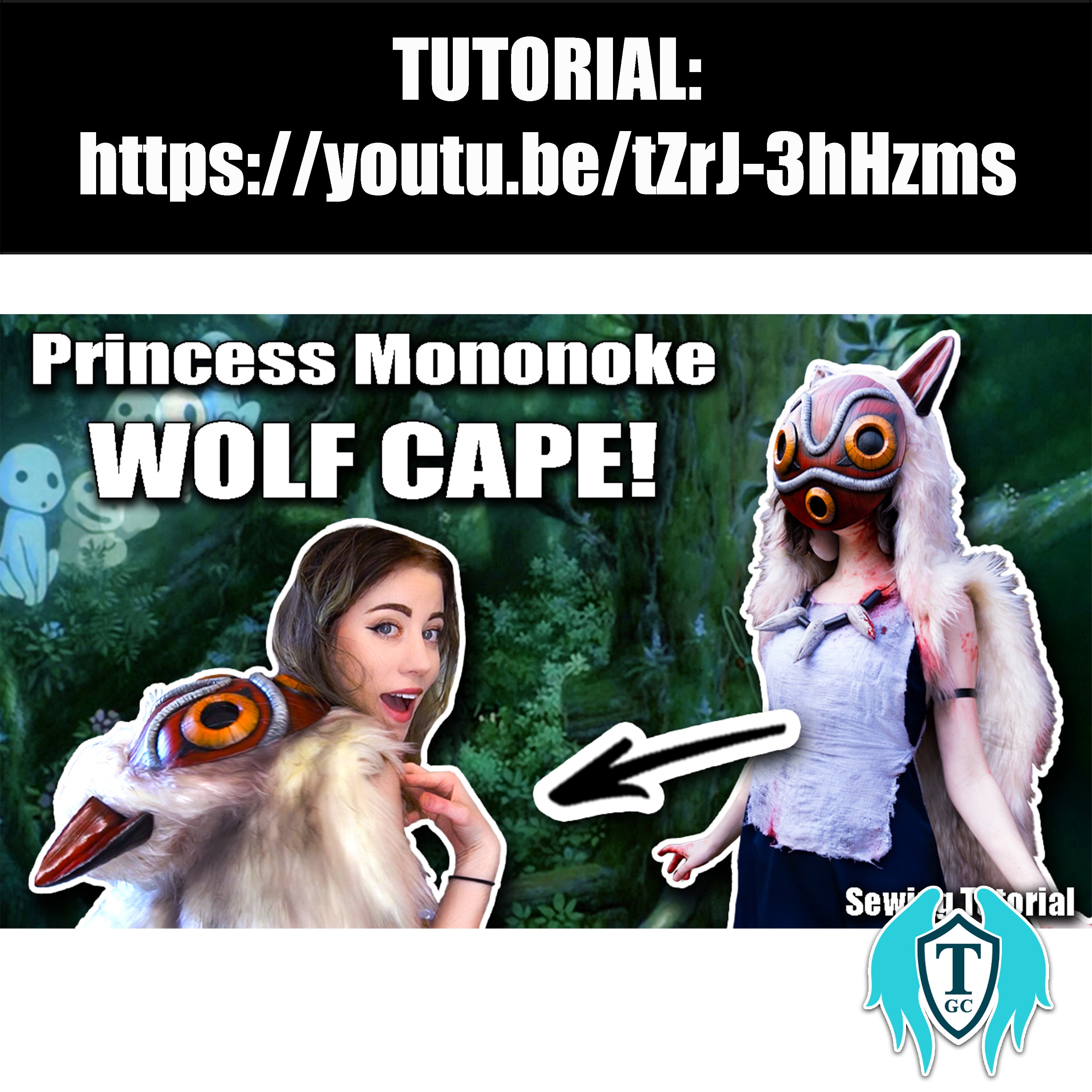 San's Wolf Cape (size S) From Princess Mononoke- Pattern Download - Etsy