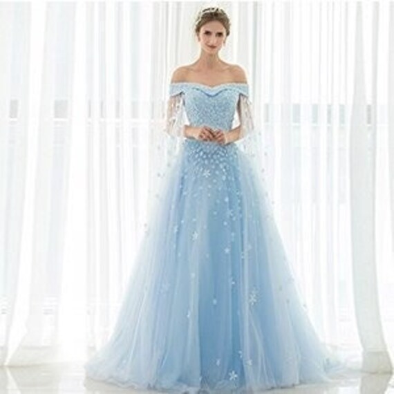 Light Sky Blue Color Dress