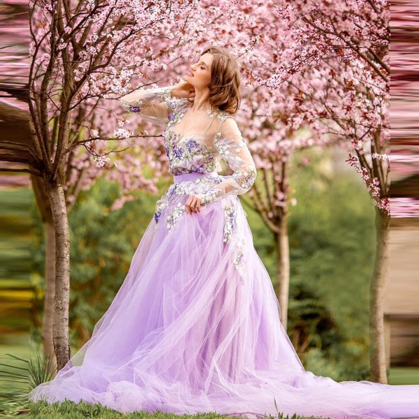 Light Purple Dress - Etsy