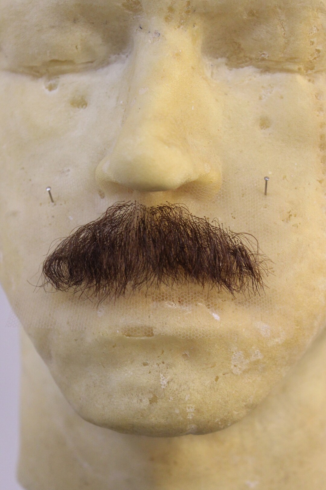 Bigote de morsa de cabello humano - Etsy España