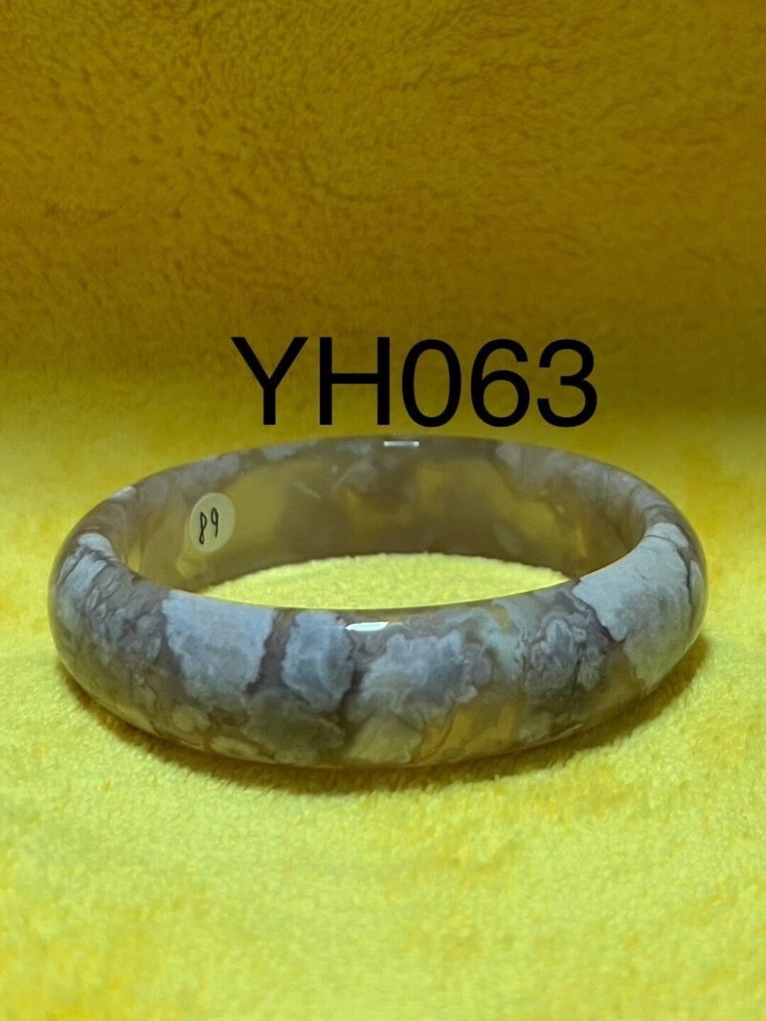 Natural Sakura Agate Cherry Blossom Bangle 63mm - Etsy
