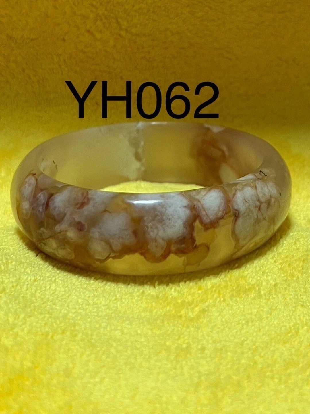 Natural Sakura Agate Cherry Blossom Bangle 64mm - Etsy