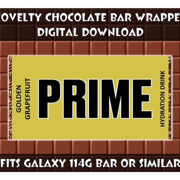 Prime Hydration Chocolate - Etsy