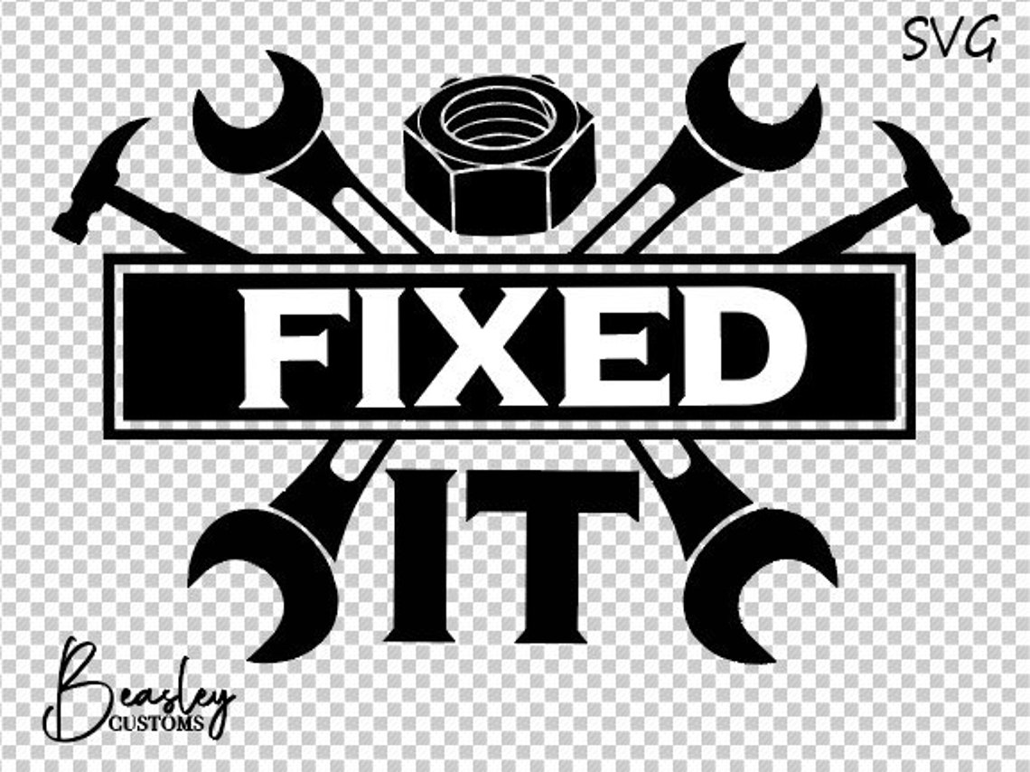 Fixed It SVG Fathers Day SVG Kids SVG - Etsy