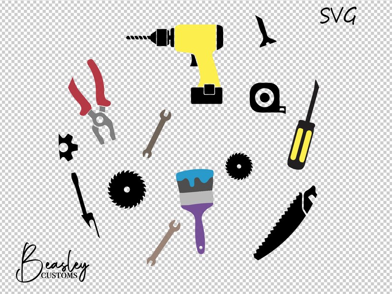 Tools SVG, Boys Room SVG, Clockface SVG, Wood Sign Svg - Etsy