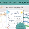 Printable Kids Gratitude Journal | Gratitude Journals for Boys and ...