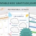 Printable Kids Gratitude Journal | Gratitude Journals for Boys and ...