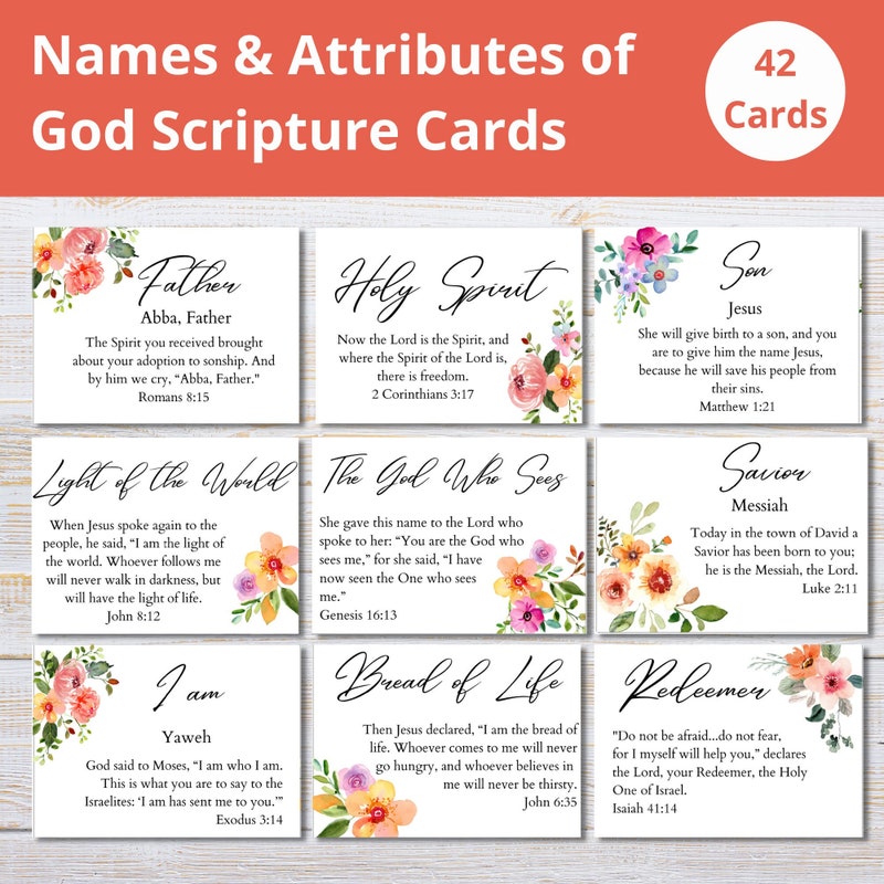Attributes of God - Etsy