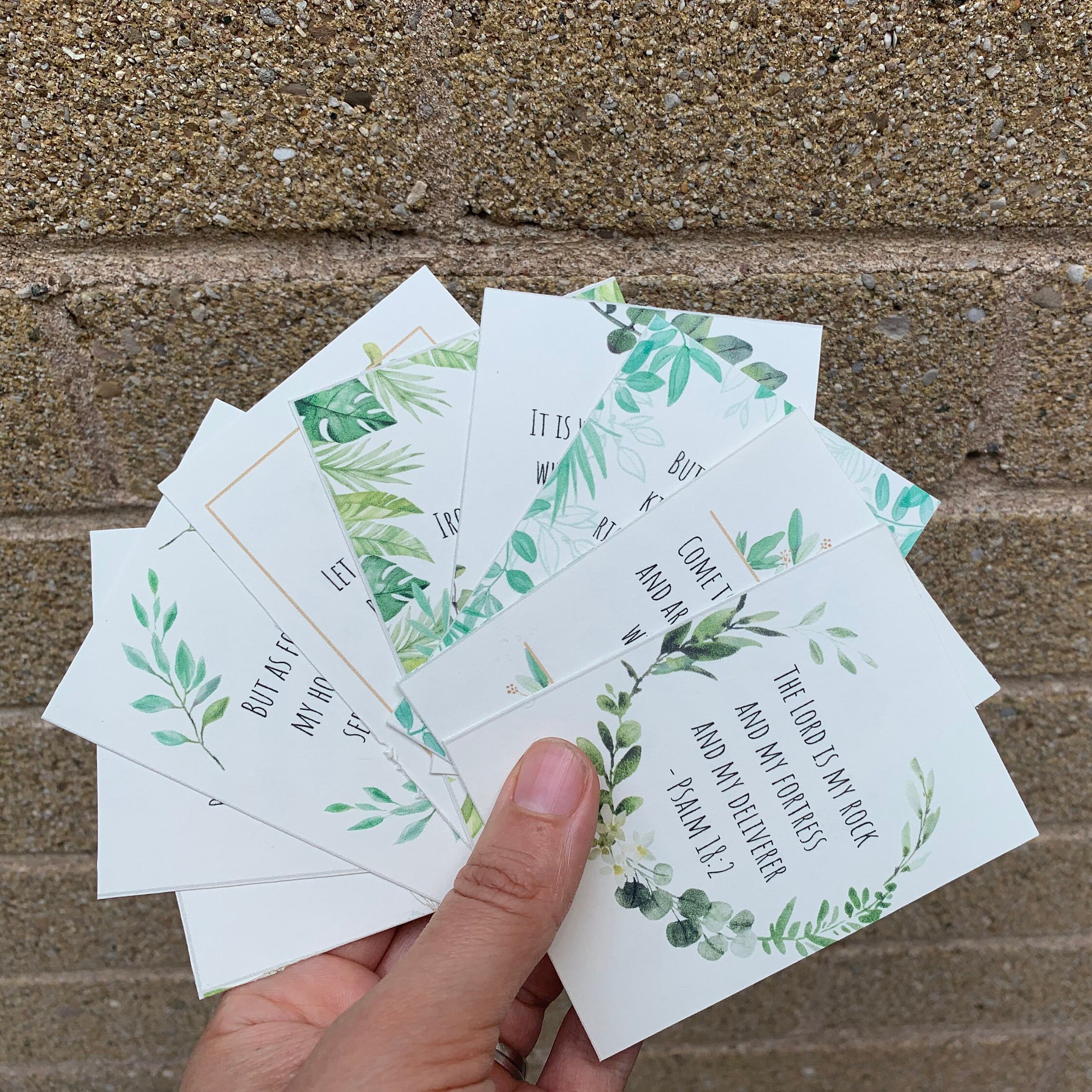 Men's Printable Bible Verse Cards | Small Scripture Cards | Bible Verse ...