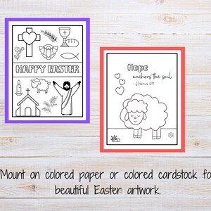 Printable Easter Cards to Color | Religious Easter Cards | Christian ...