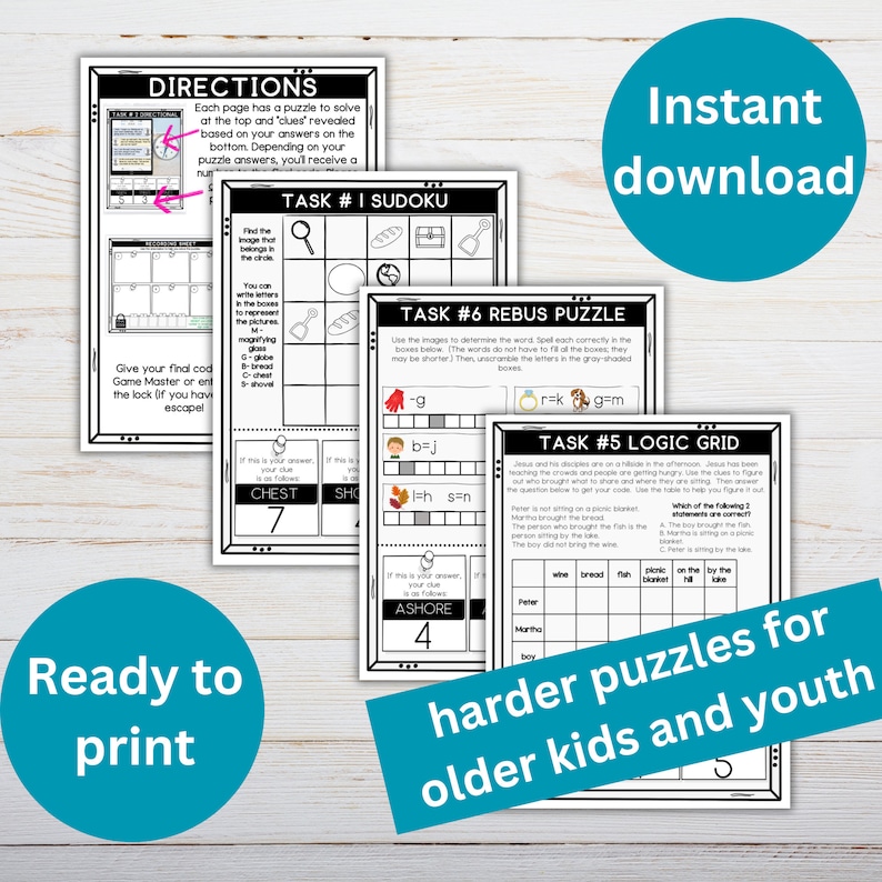 New Testament Escape Room for Youth | Bible Escape Room | Youth Group ...