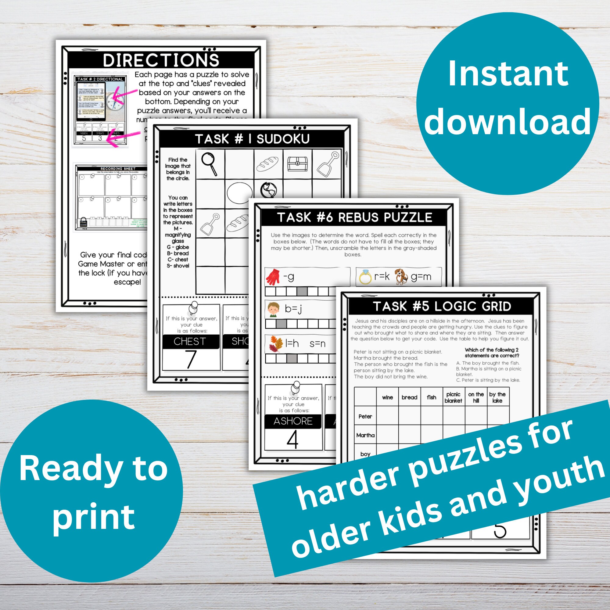 New Testament Escape Room for Youth | Bible Escape Room | Youth Group ...