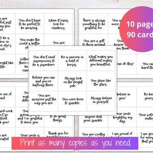 Positivity Cards | Inspirational Quotes Note Cards| Notes of ...