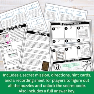 Christmas Escape Room | Nativity Bible Escape Room | Epiphany Escape ...