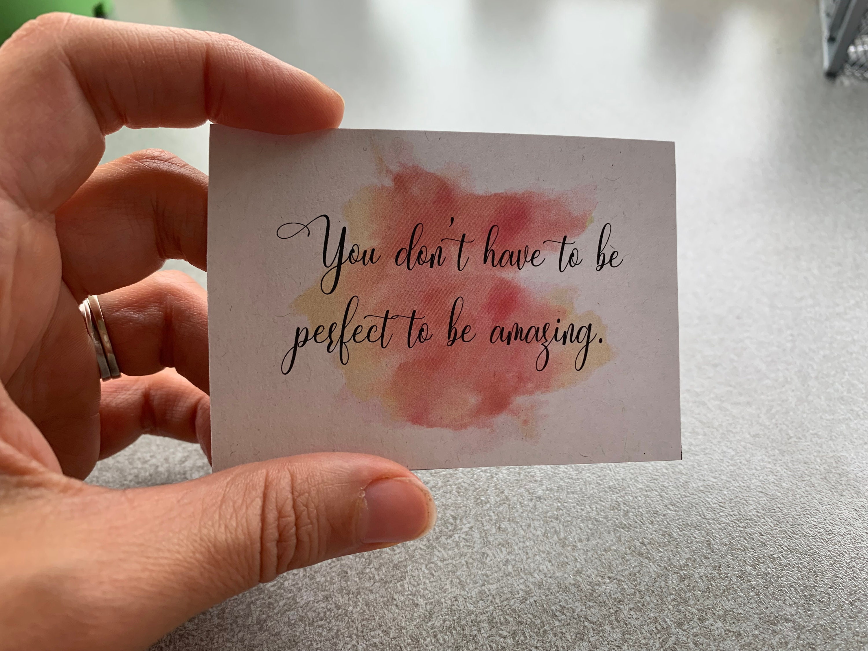 Watercolor Encouragement Cards | Gratitude and Affirmation Cards ...