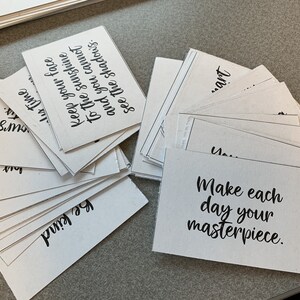 Positivity Cards | Inspirational Quotes Note Cards| Notes of ...