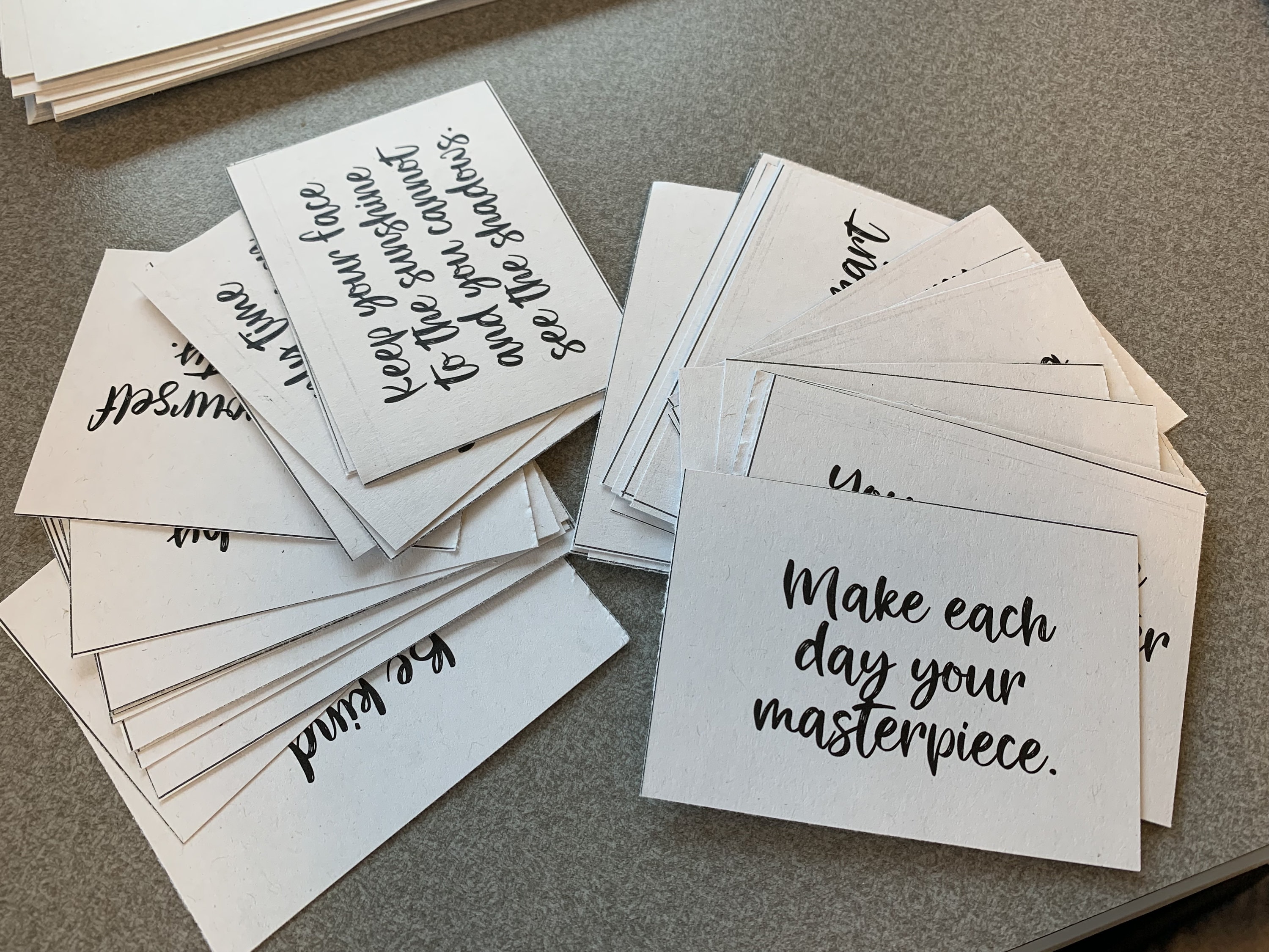 Positivity Cards | Inspirational Quotes Note Cards| Notes of ...