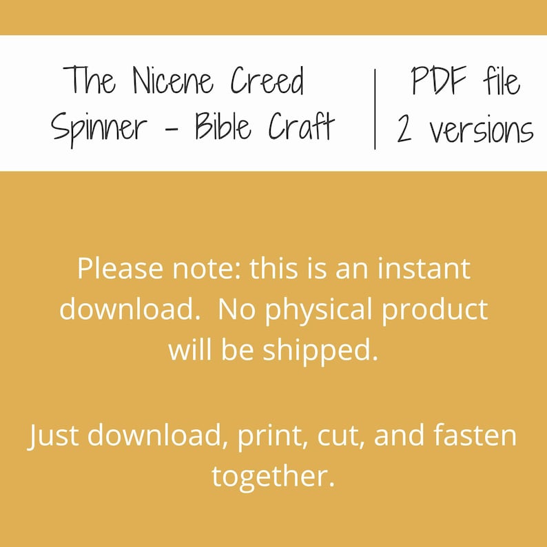 Nicene Creed Bible Craft | Sunday School Coloring Page | "i Believe ...