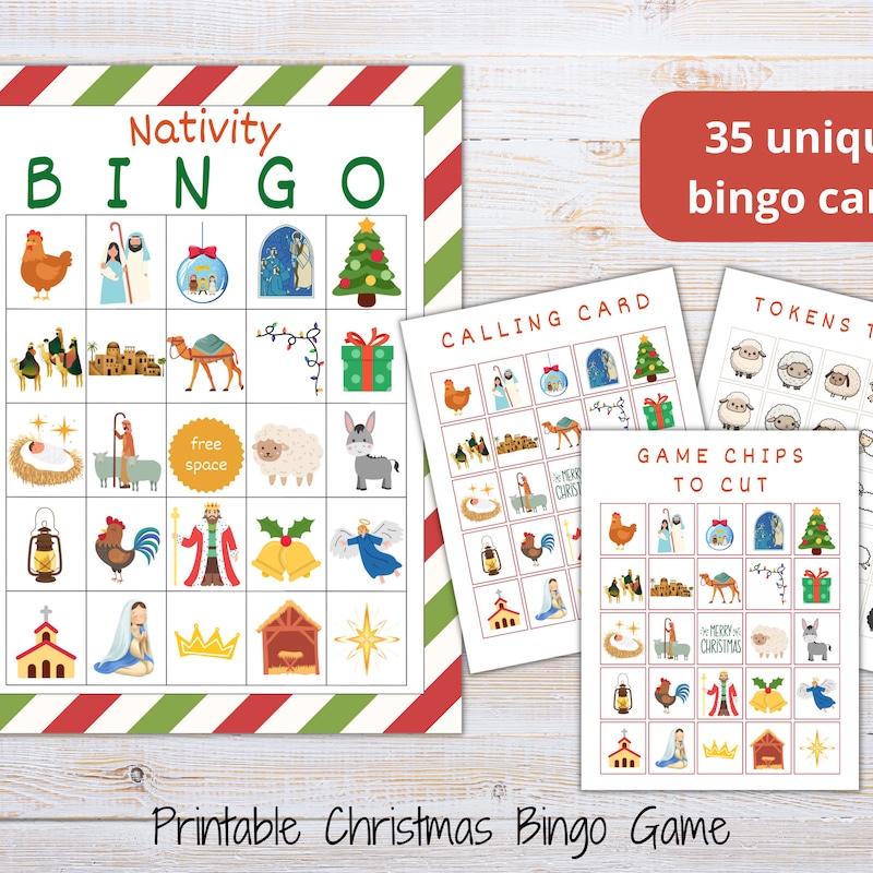 Nativity Bingo - Etsy