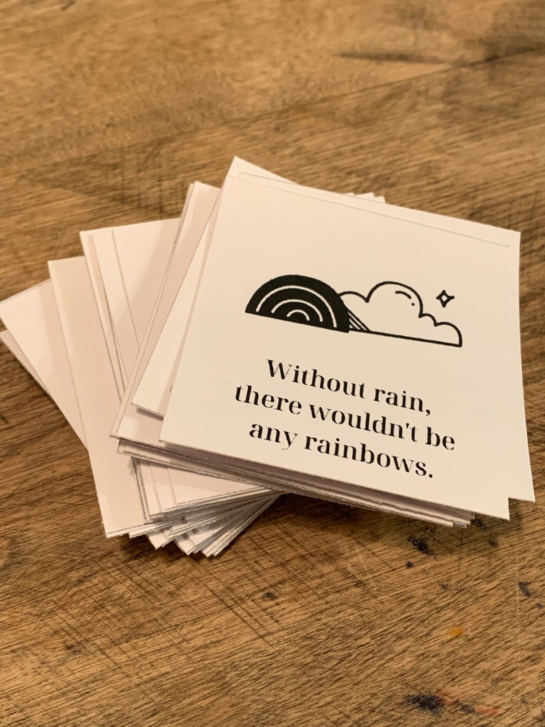 Mini Kindness Cards to Color | Affirmation Cards | Printable Kindness ...