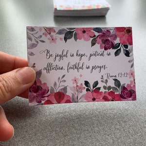 54 Floral Bible Verse Cards | Printable Scripture Cards for Women ...