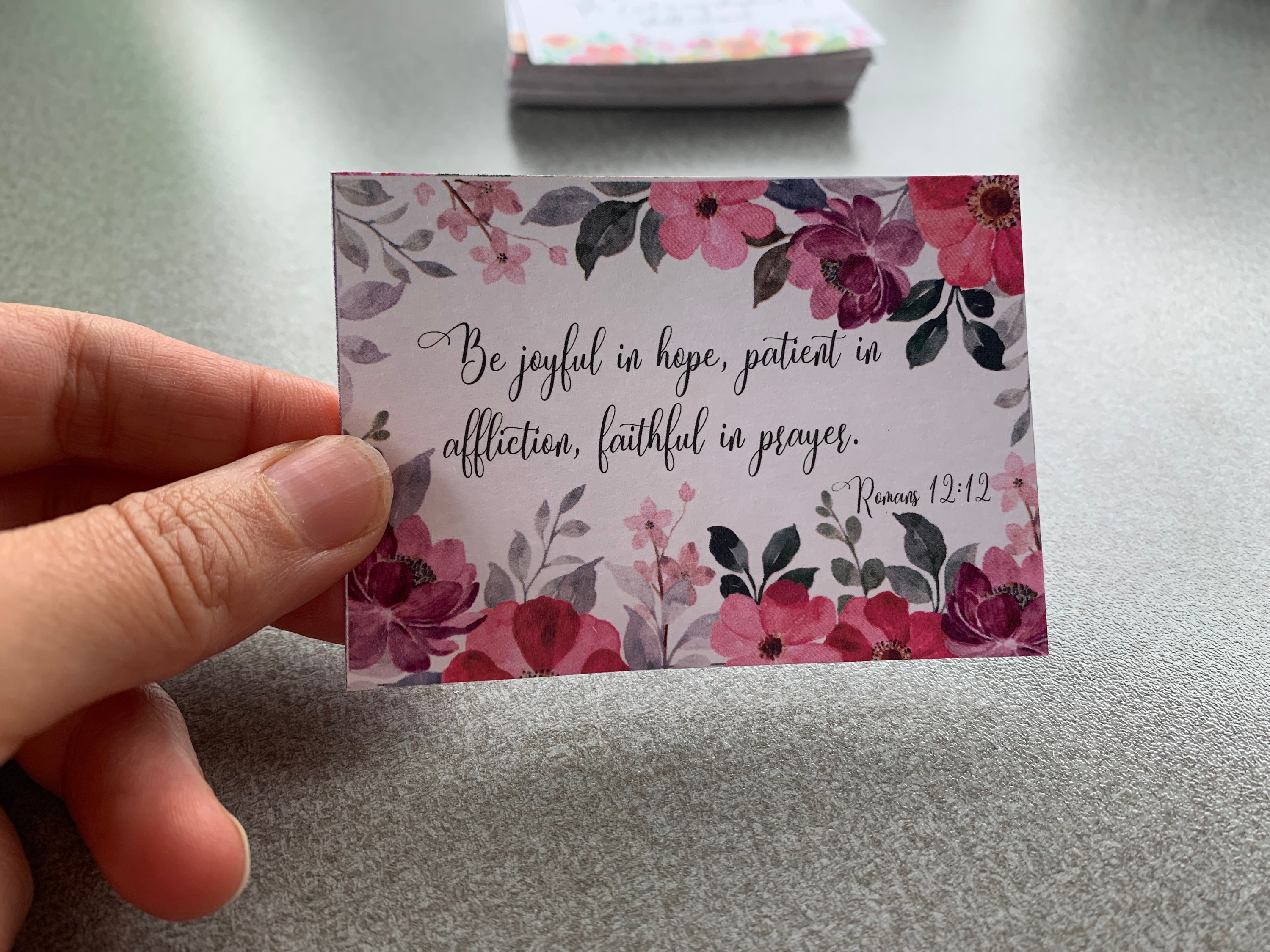 54 Floral Bible Verse Cards | Printable Scripture Cards for Women ...