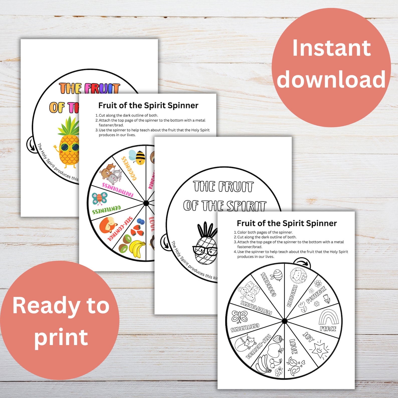 Fruit of the Spirit Bible Craft for Kids | Sunday School Craft ...