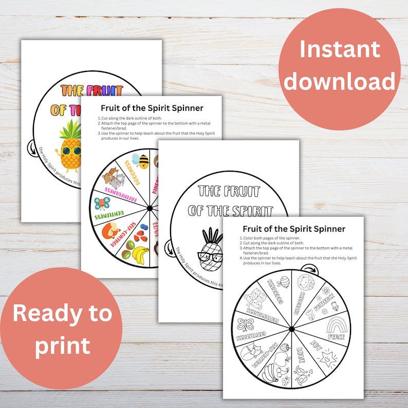 Fruit of the Spirit Bible Craft for Kids | Sunday School Craft ...