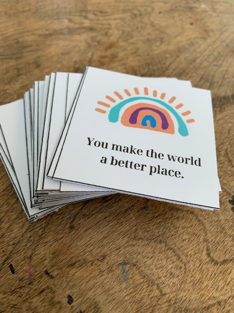 Rainbow Kindness Cards PRINTABLE | Compliment Cards for Kids | Lunchbox ...