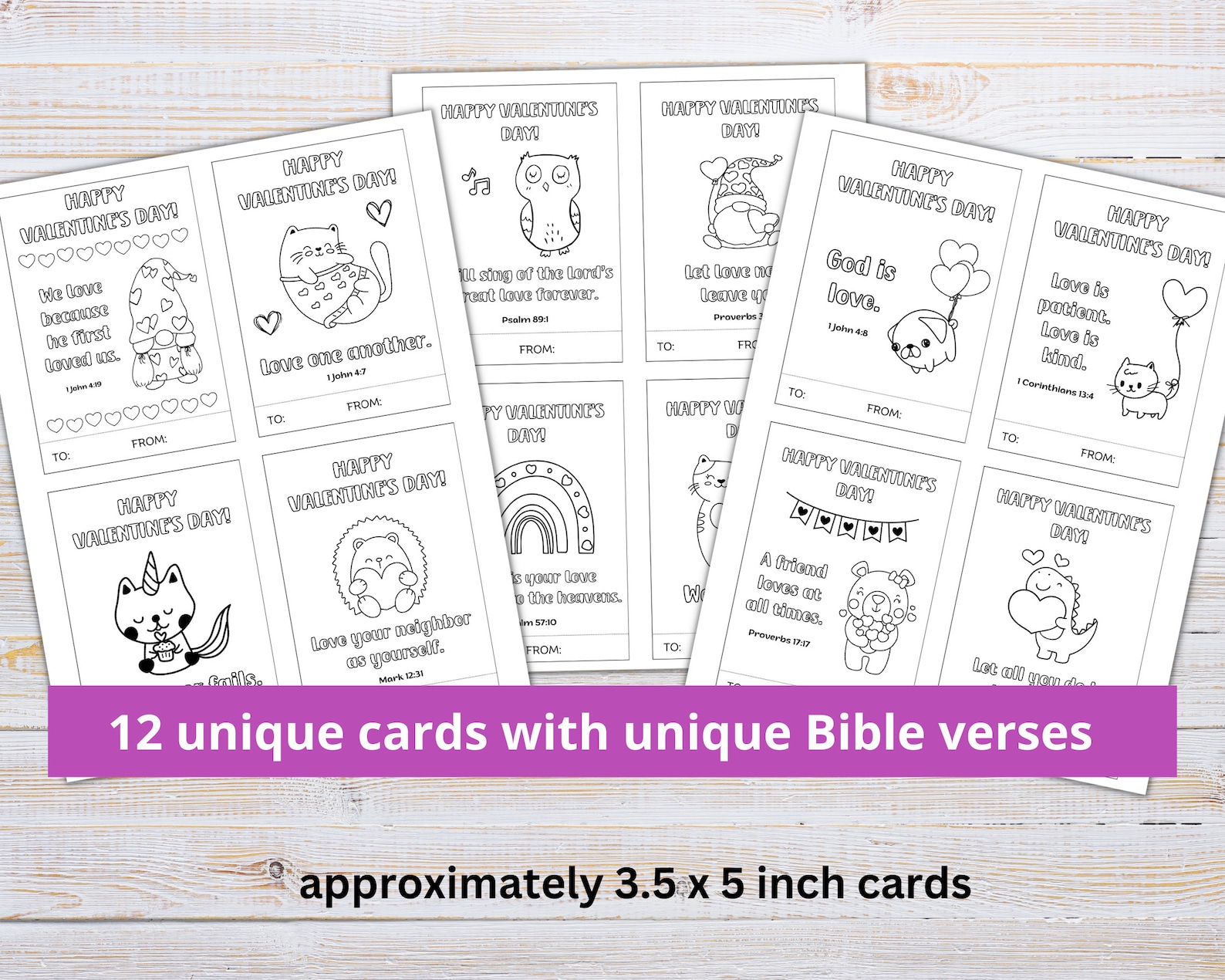 Printable Valentines to Color | Christian Valentine | Sunday School ...