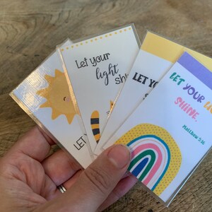 Backpack Tags | Mini Scripture Cards for Kids | Printable Bible Verse ...