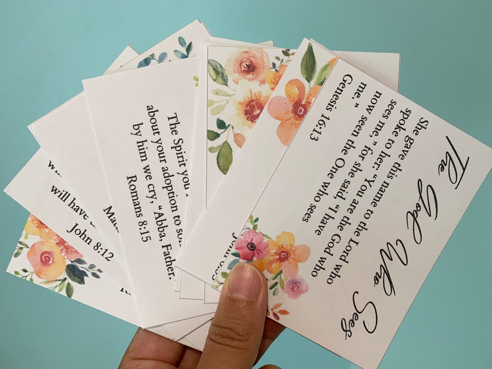 Names and Attributes of God Scripture Cards | Printable Bible Verse ...