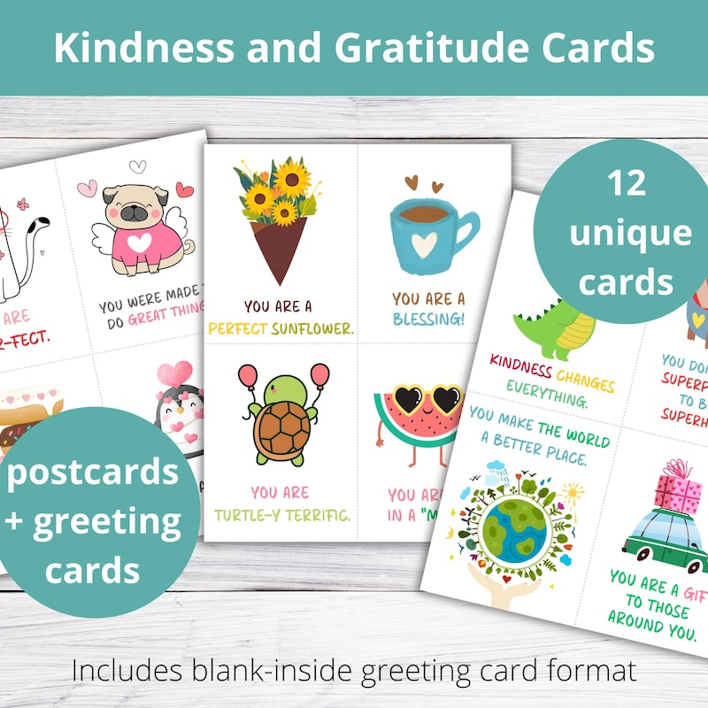 Kindness Cards - Etsy