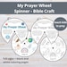 How to Pray Prayer Wheel | Sunday School Craft | Prayer Coloring Wheel ...