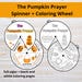 The Pumpkin Prayer Coloring Wheel | Pumpkin Carving Christian Halloween ...