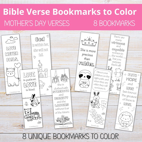 Mothers Day Bible Verse Cards Mothers Day Scripture Cards Bible Verse ...