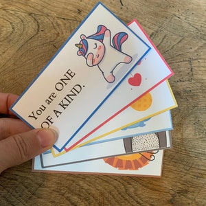 Affirmation Lunchbox Notes | Affirmation Cards for Kids | Student Love ...