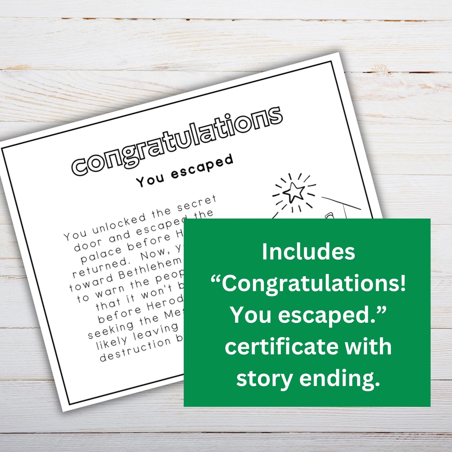 Christmas Escape Room | Nativity Bible Escape Room | Epiphany Escape ...