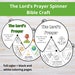 The Lord's Prayer Printable | Bible Spinner | Prayer Wheel for Kids ...