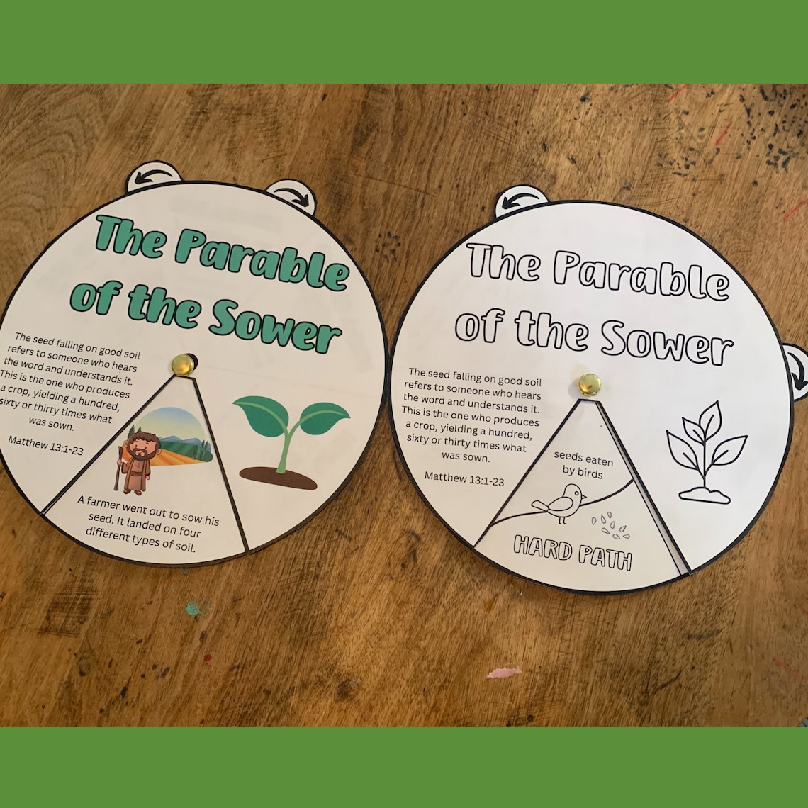 Parable of the Sower Bible Craft for Kids | Parable of the Seeds ...