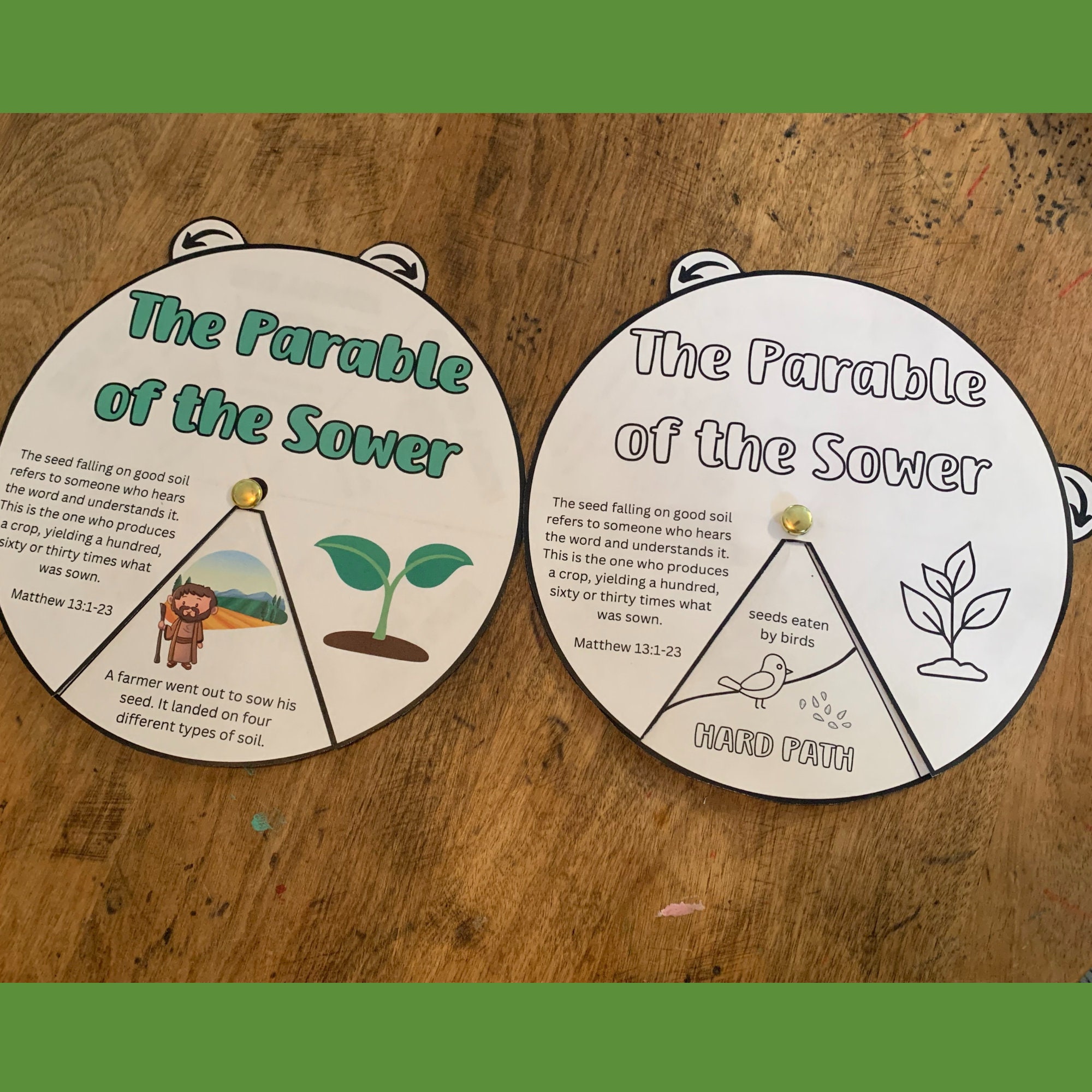 Parable of the Sower Bible Craft for Kids | Parable of the Seeds ...