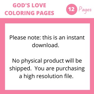 God's Love Coloring Pages | Valentines Coloring Cards | Bible Verses ...