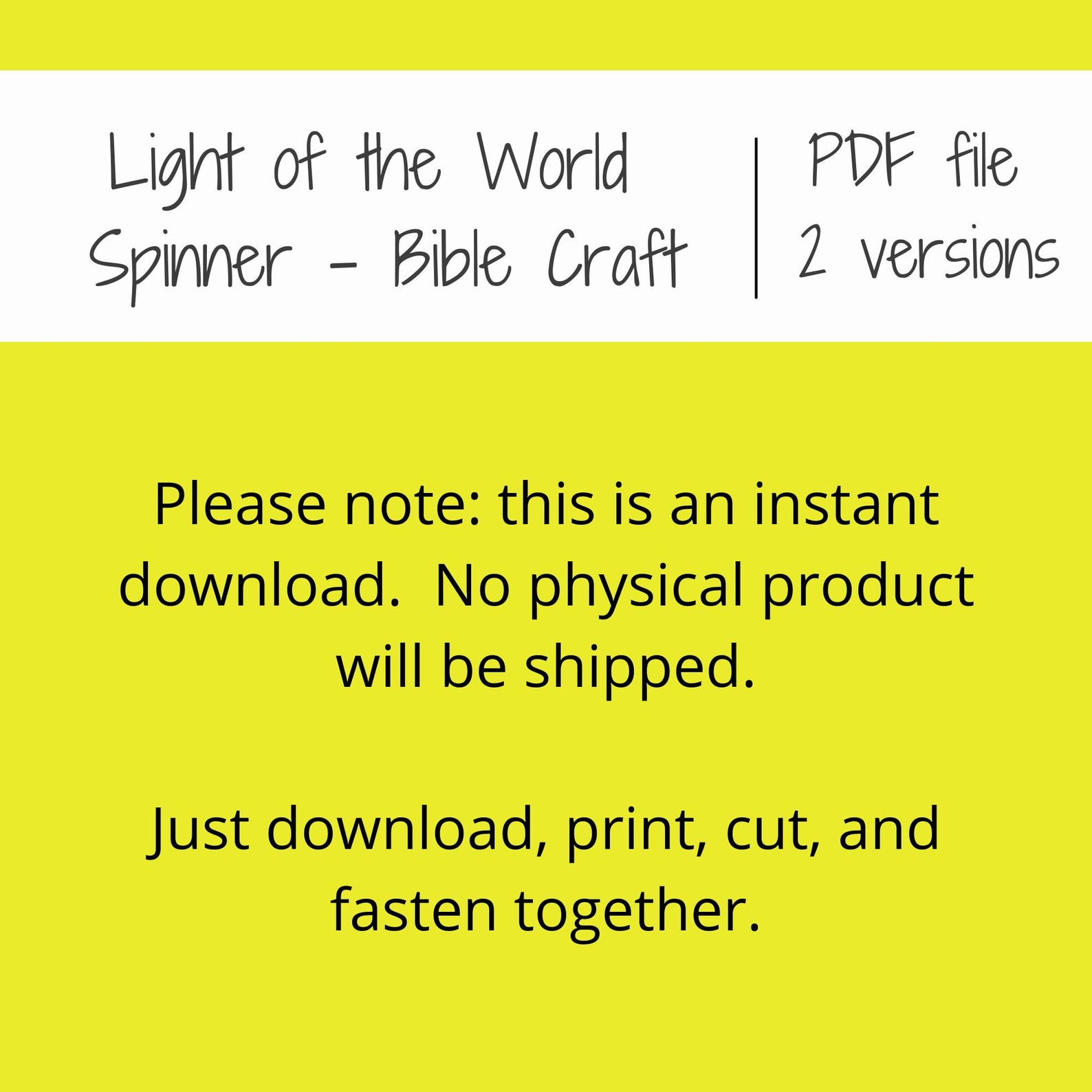 Light of the World Craft | Sermon on the Mount Story Spinner | Bible ...