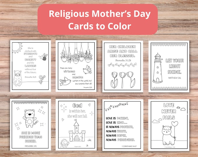Printable Bible Verse Bookmarks | Mother's Day Bookmarks | Mother's Day ...