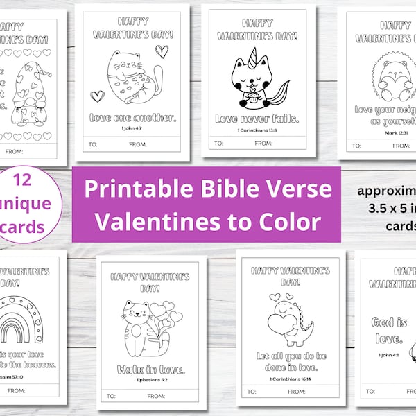Kids Christian Printable - Etsy