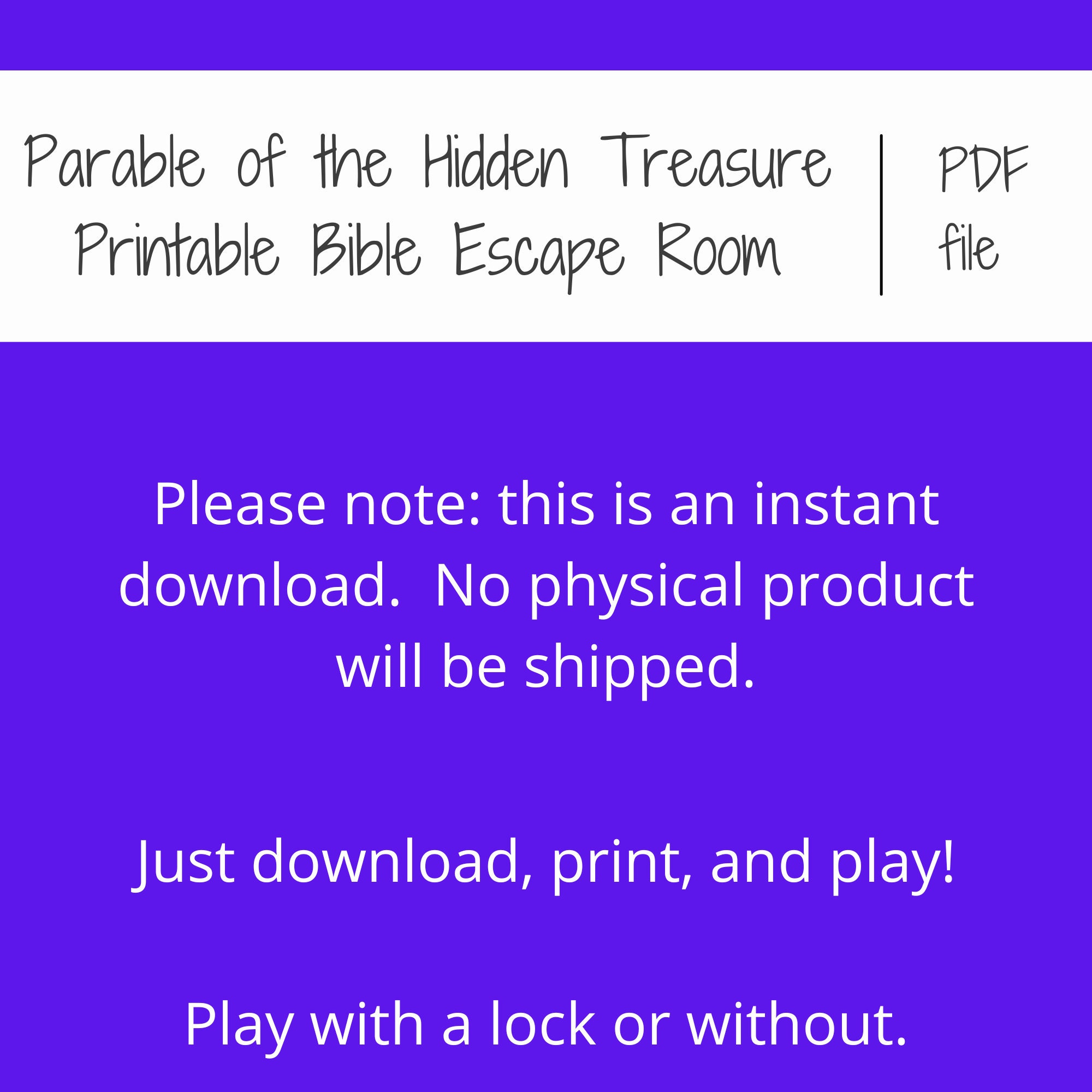 Parable of the Hidden Treasure Youth Group Game | Youth Group Bible ...