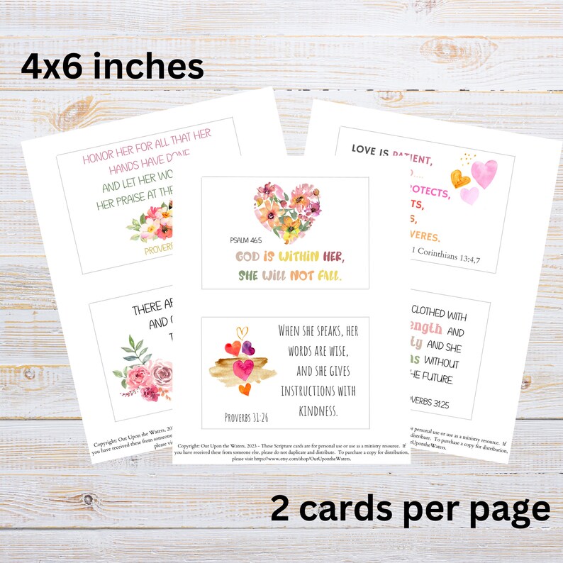 Mother's Day Bible Verse Postcards | Proverbs 31 Cards | Scripture ...