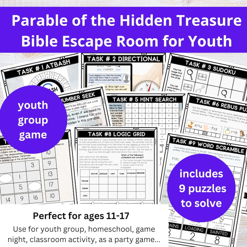 Parable of the Hidden Treasure Youth Group Game | Youth Group Bible ...
