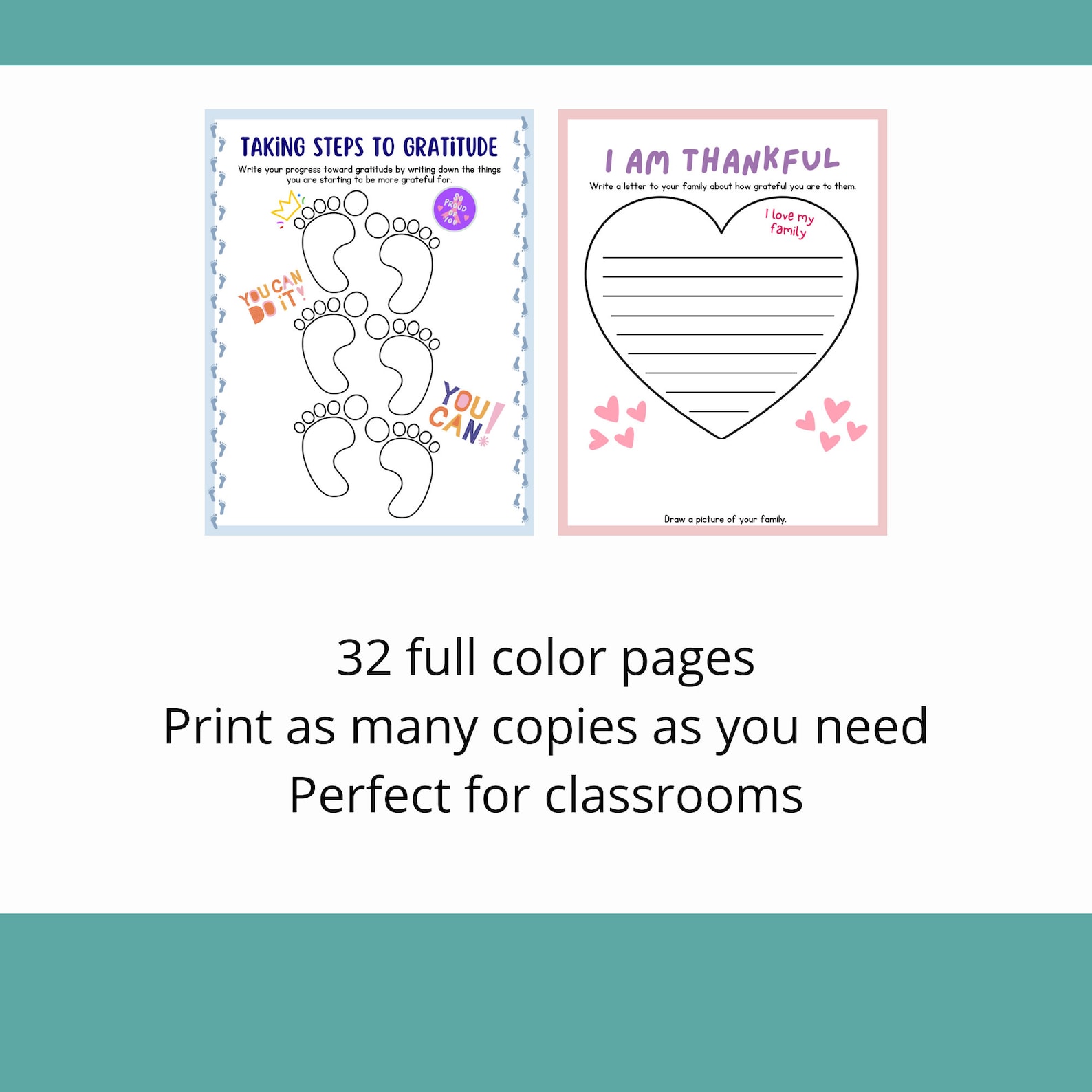 Printable Kids Gratitude Journal | Gratitude Journals for Boys and ...