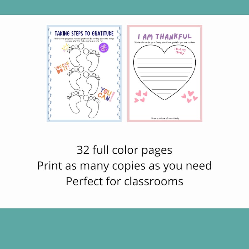 Printable Kids Gratitude Journal | Gratitude Journals for Boys and ...